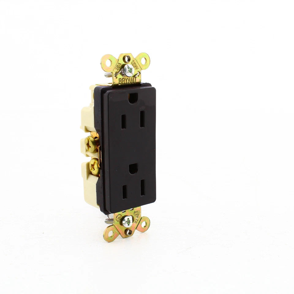 RECEPTACULO DECORA 15A BLACK – Humacao Electric & Plumbing