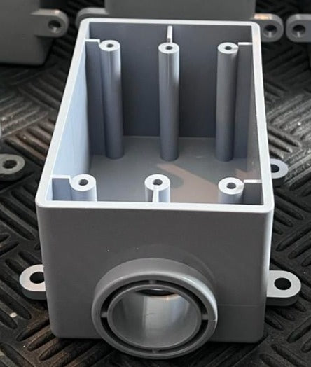 CAJA PVC 2X4 KO 3/4 GRIS – Humacao Electric & Plumbing