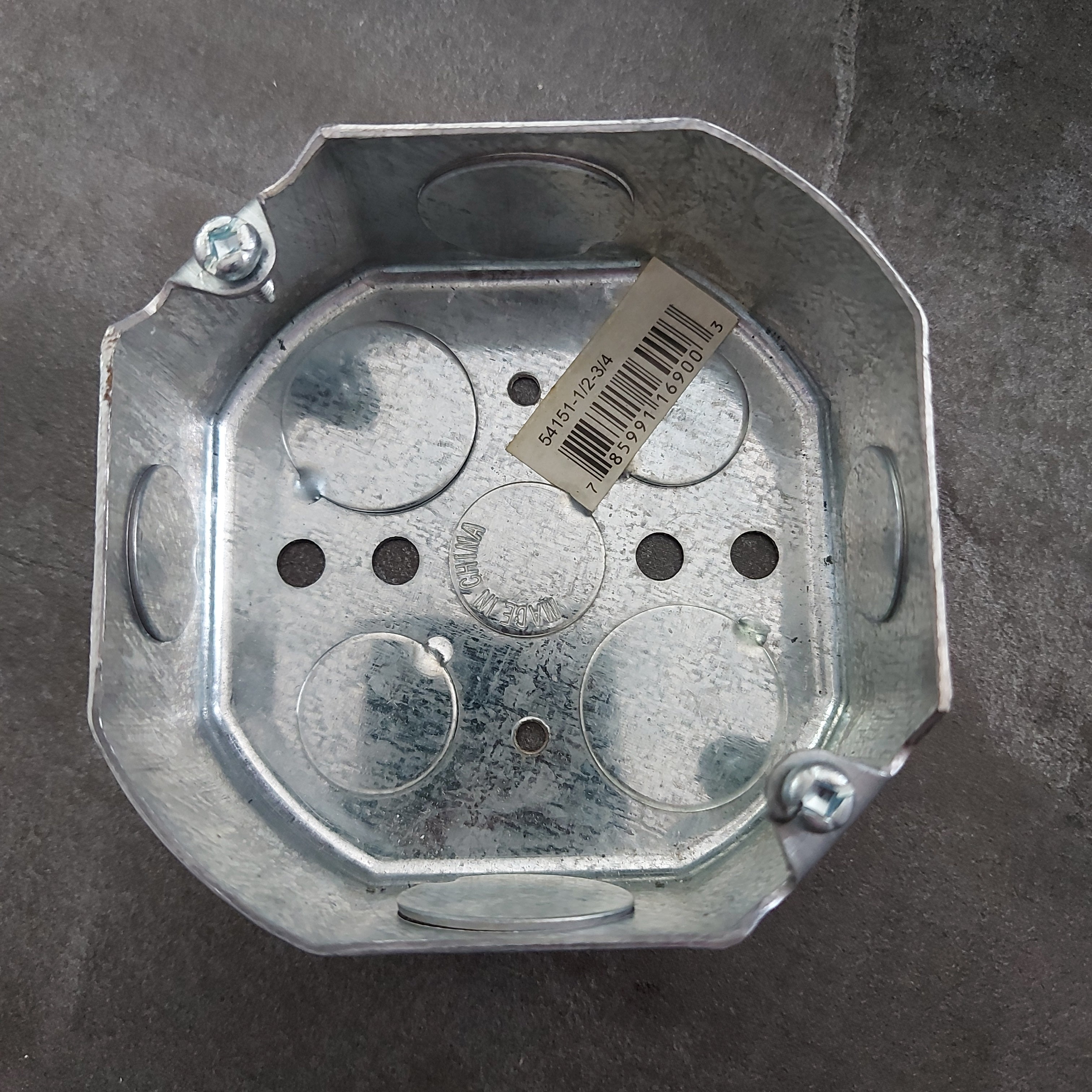 CAJA (EMT) OCTAGONAL COM 1/2 & 3/4" – Humacao Electric & Plumbing